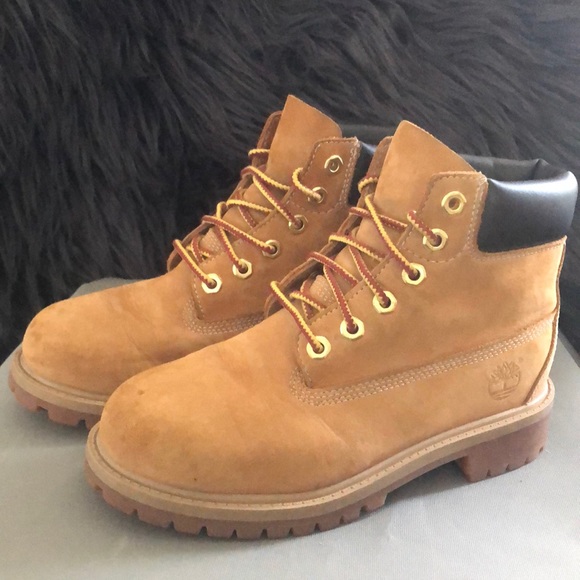 Timberland | Shoes | Timberland Boots Tan Boys Size | Poshmark